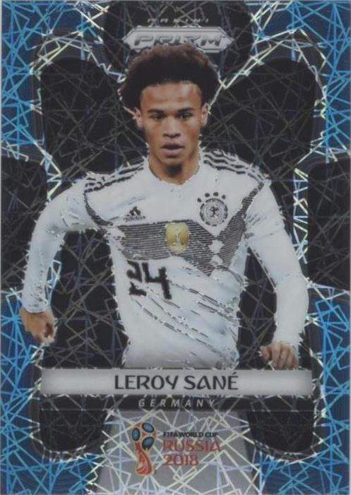2018 Panini Prizm World Cup - Leroy Sane #93 Light Blue Lazer Prizm ...