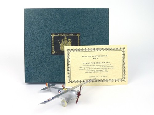 Kingcast Toy Soldiers KLE4 Monoplane British World War I Limited ...