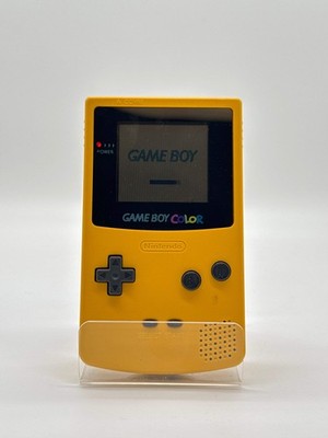 Nintendo Game Boy Color CGB-001 Handheld Video Game Console - Yellow | eBay