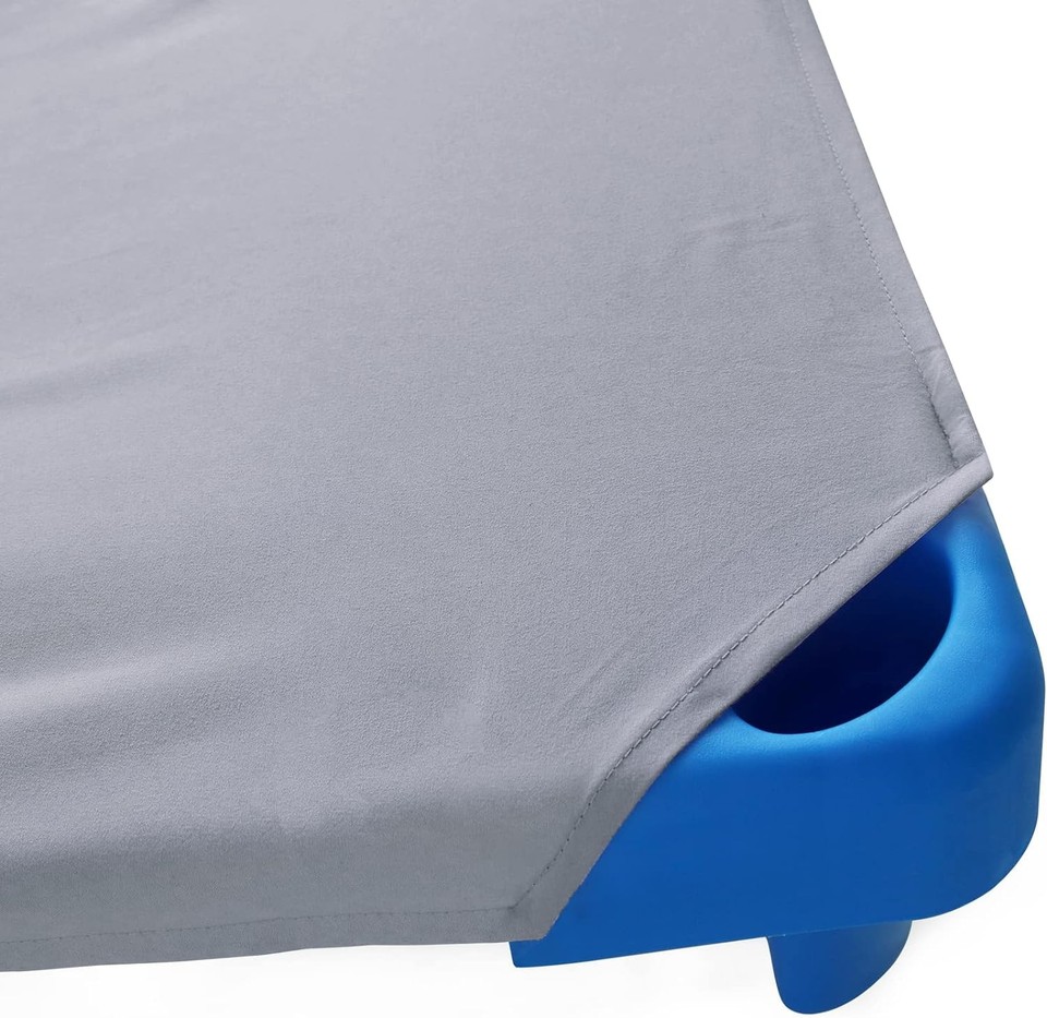 Cot Sheets for Daycare Standard Size, Children’s Naptime 23 x 51, Grey ...
