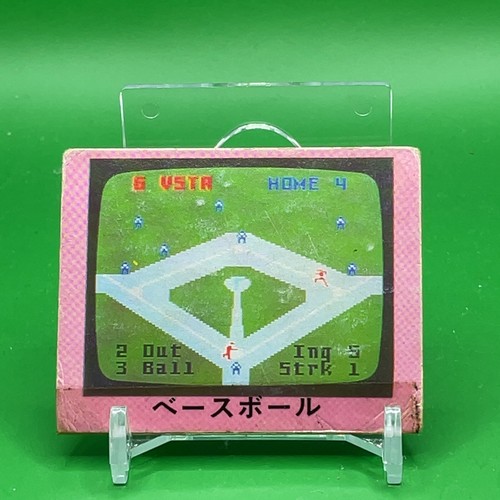 baseball Retro Game Menko vintage Japanese Japan F/S Nintendo Famicom ...