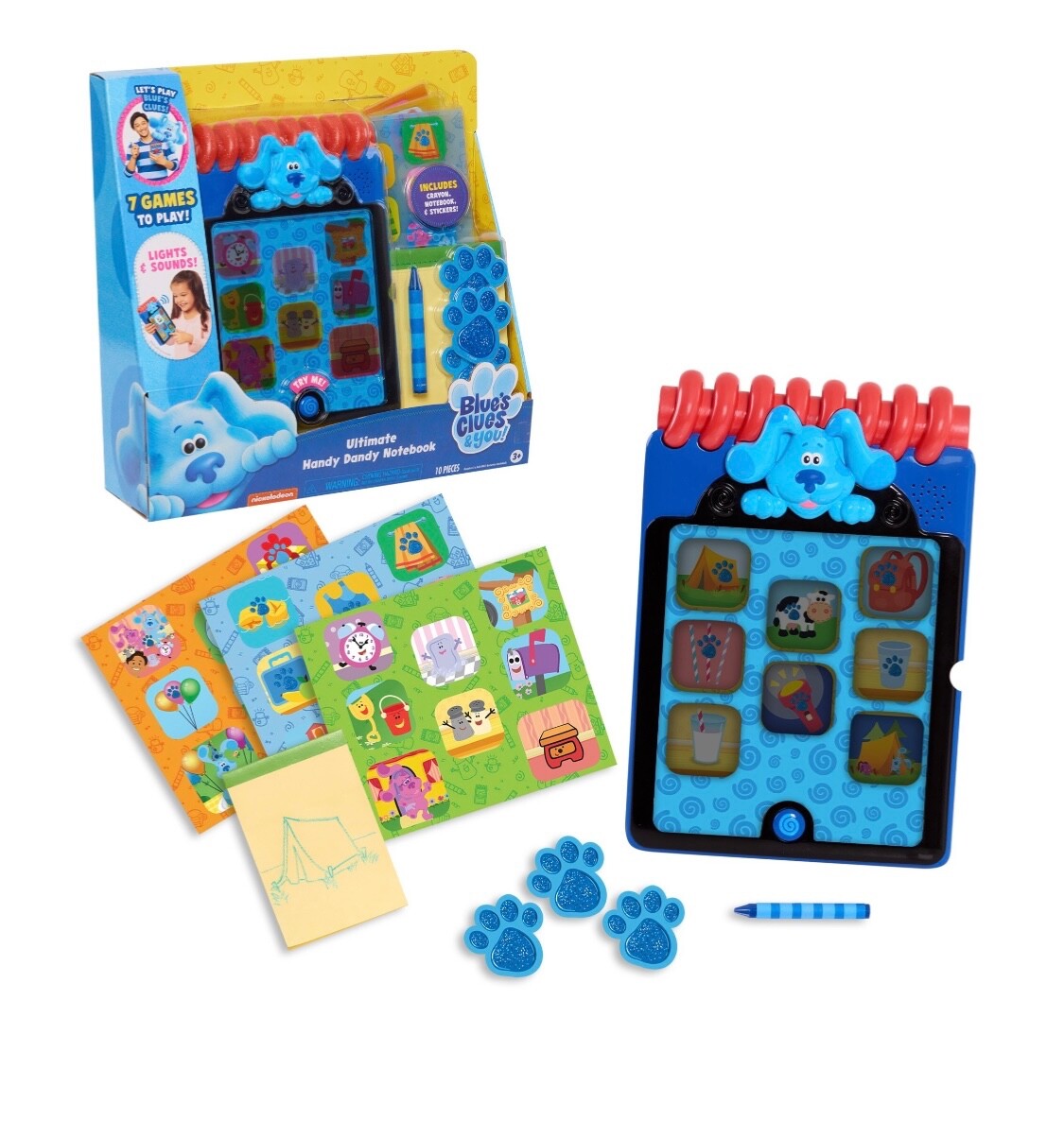 Blue39s Clues Handy Dandy Notebook Friends With 1 Crayon 231x400