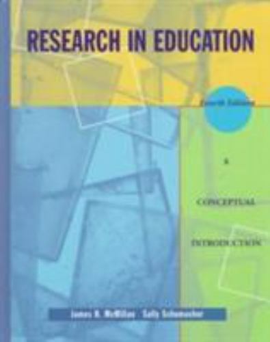 Research in Education : A Conceptual Introduction by Sally Schumacher ...