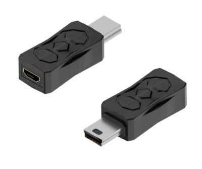 Mini USB Male to Micro USB Female B Type Charger Adapter Converter ...