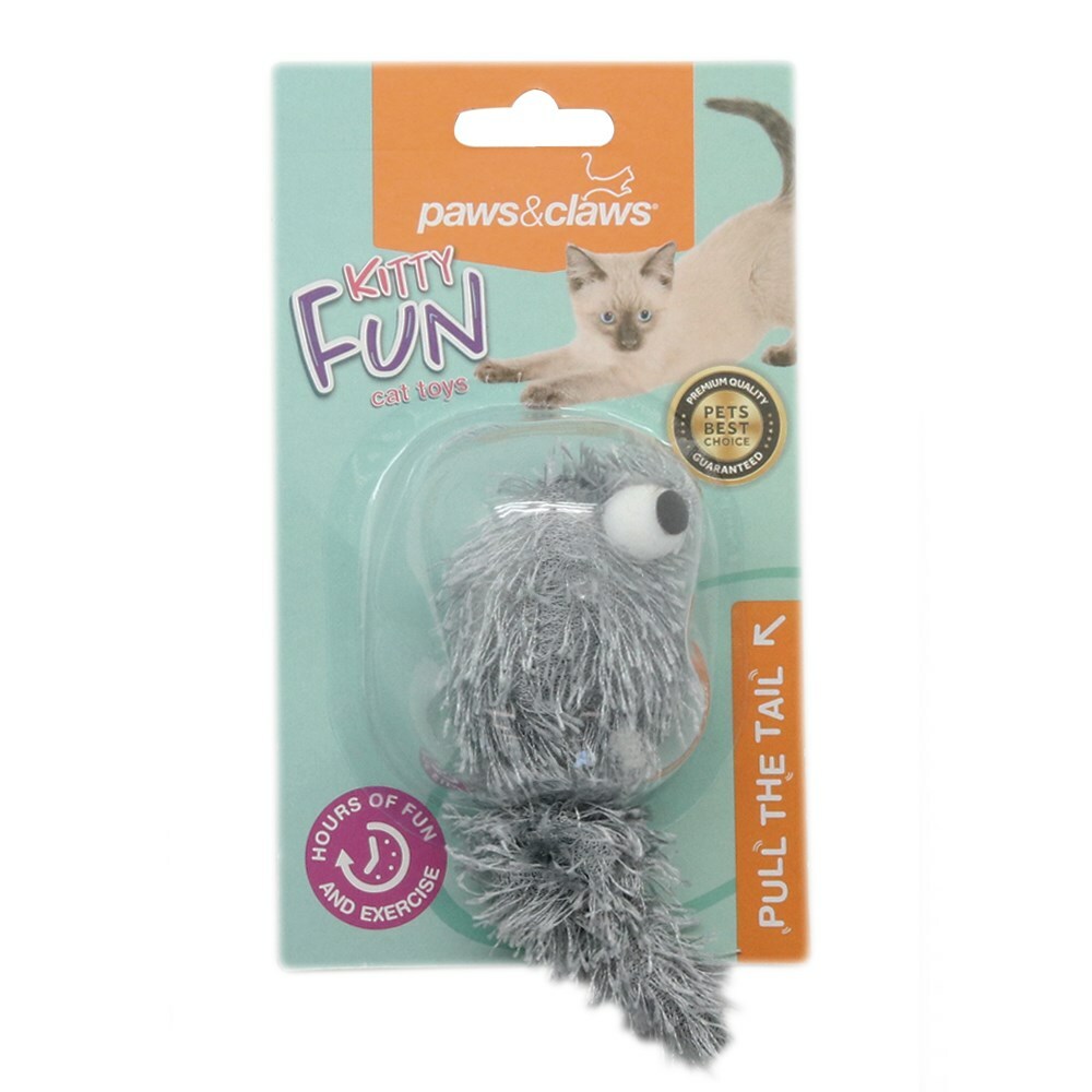 Google Eye Vibrating Cat Toy 22X5X4CM Plush Interactive Kitten Pet ...