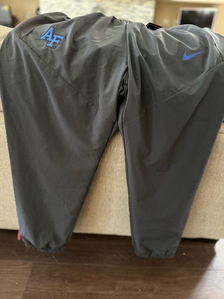 NWT On Field Nike Air Force Falcons football Sweatpants Men's L Grey ...