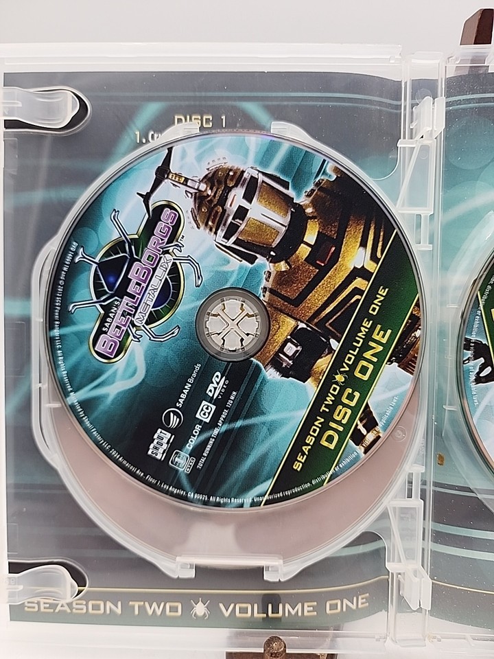 Saban's Big Bad Beetleborgs Metallix: Season 2, Vol. 1 DVD Set Discs ...
