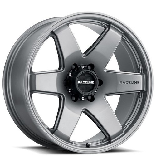 18x8" Raceline Wheels 942GS Addict Greystone Off-Road Rims (4 pcs) | eBay
