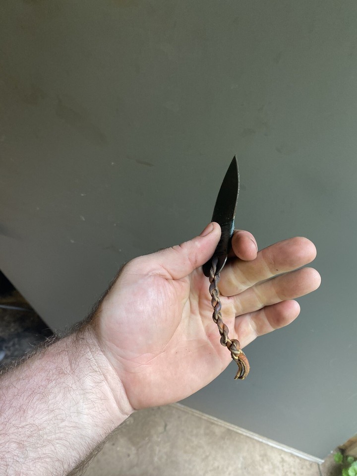 Custom WW2 Style Lapel Dagger Thumb Dagger Hide Out Last Ditch Knife ...