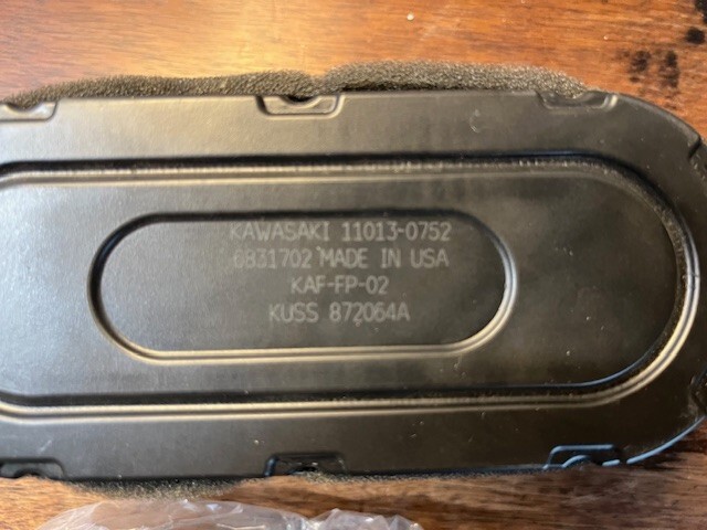 Kawasaki KAF-FP-02 ORIGINAL OEM Air Filters 1 Pair (2) W/ SLEEVES ...