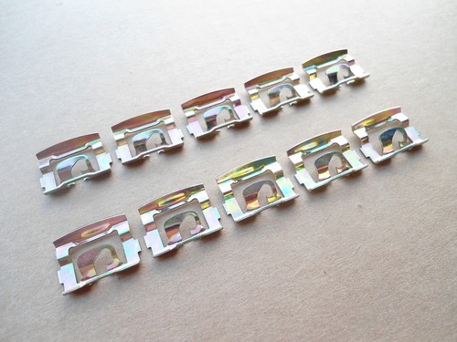 10 VINTAGE FRONT/REAR GLASS MOULDING CLIPS! FITS: MOPAR CHRYSLER ...