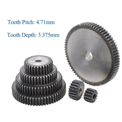 1.5 Module 12 - 60 Teeth Flat Spur Gear Pinion Spur Transmission ...