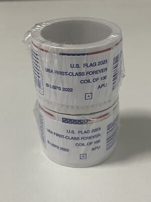 2023 US Flags 2 Rolls of 100 USA Freedom Total 200Pcs | eBay