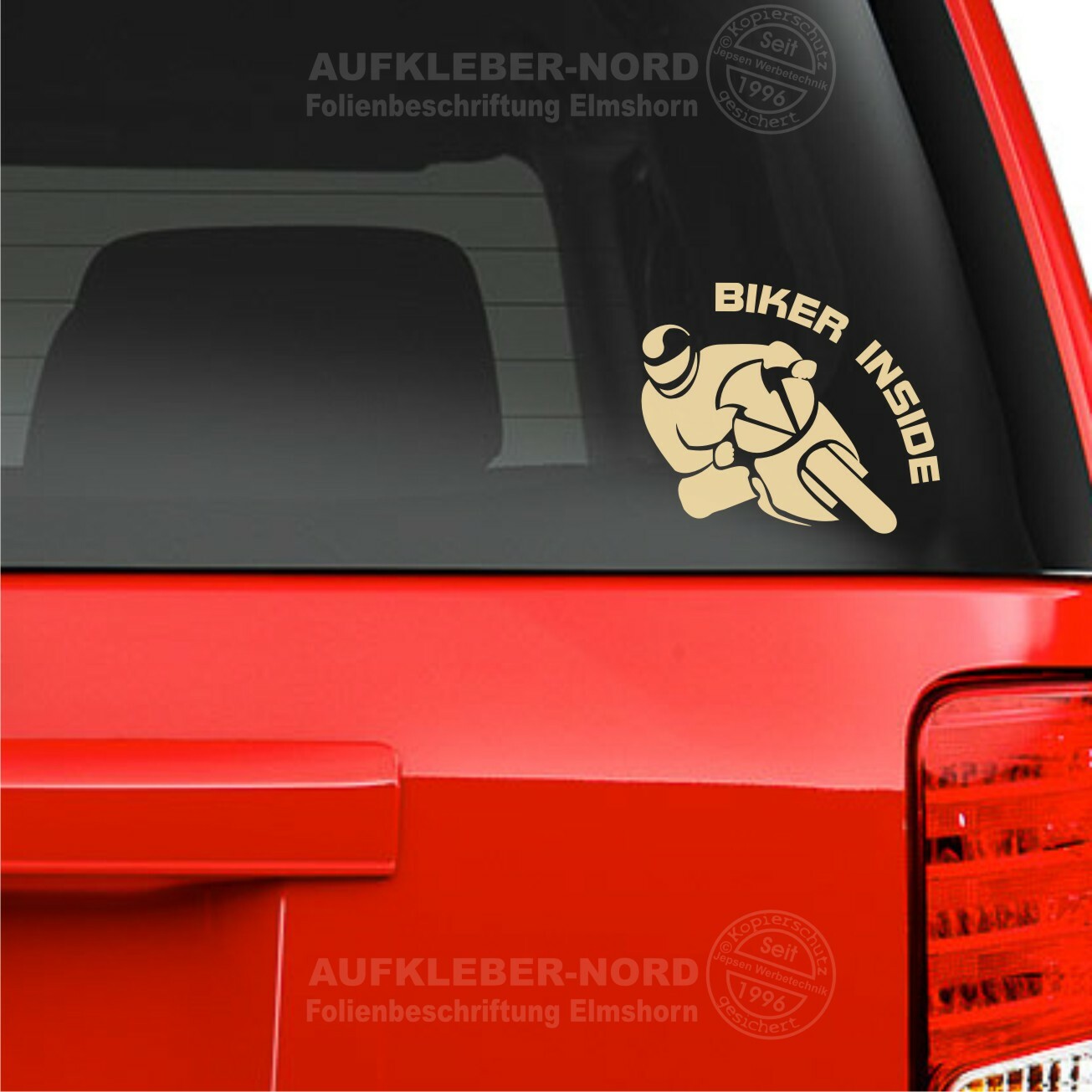 Biker Inside Autoaufkleber 14cm B61 Motorrad Sticker Spruch Superbike ...