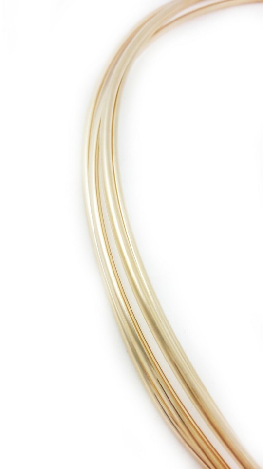 14K Solid Yellow Gold wire Half Hard Round 19 20 22 24 Gauge | eBay
