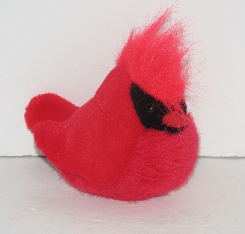 Plush Red Cardinal with Sound 4" Stuffed Toy Bird | eBay