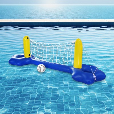Floating Volleyball Net Inflatable Pool Volleyball Set for Family Girls ...