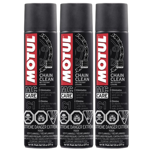 Motul MC Care C1 Chain Cleaner 103243 277ml 9.8 oz 3 Pack | eBay
