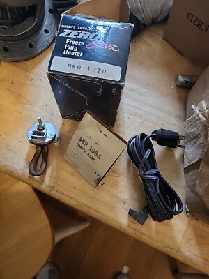 NOS ZERO START FREEZE PLUG HEATER 880-1770 | eBay