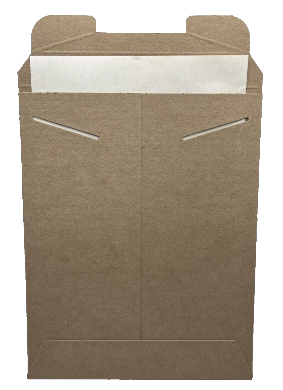 Uline Kraft Tab Locking Stayflats® #5 - 9 3⁄4 x 12 1⁄4" | eBay