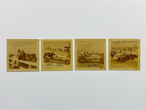 AUTOGRAPHED Vintage OTTIS STINE TOM CHERRY CHARLIE MUSSELMAN Old Race Car PHOTOS | eBay