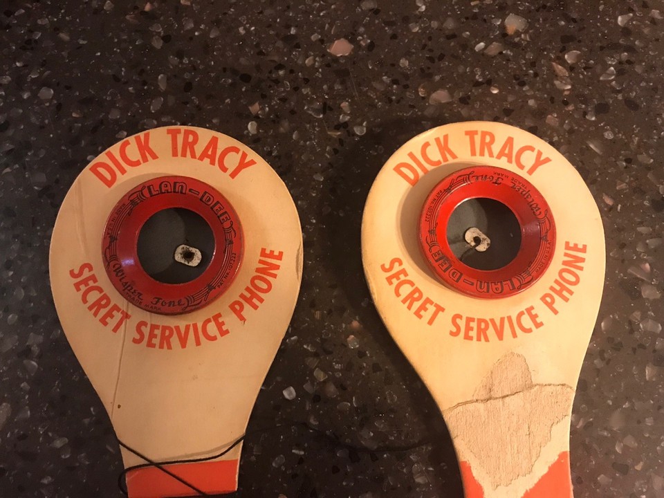 1938 Dick Tracy Secret Service Phone Set | eBay
