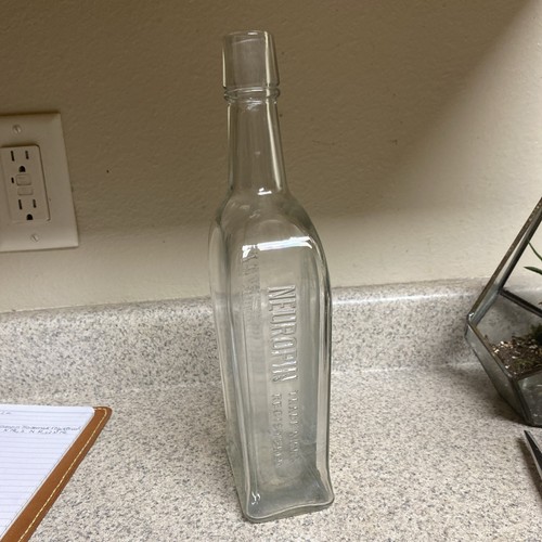 Antique Neuropin Bitters JB Scheuer Co. Apothecary Bottle Quack ...