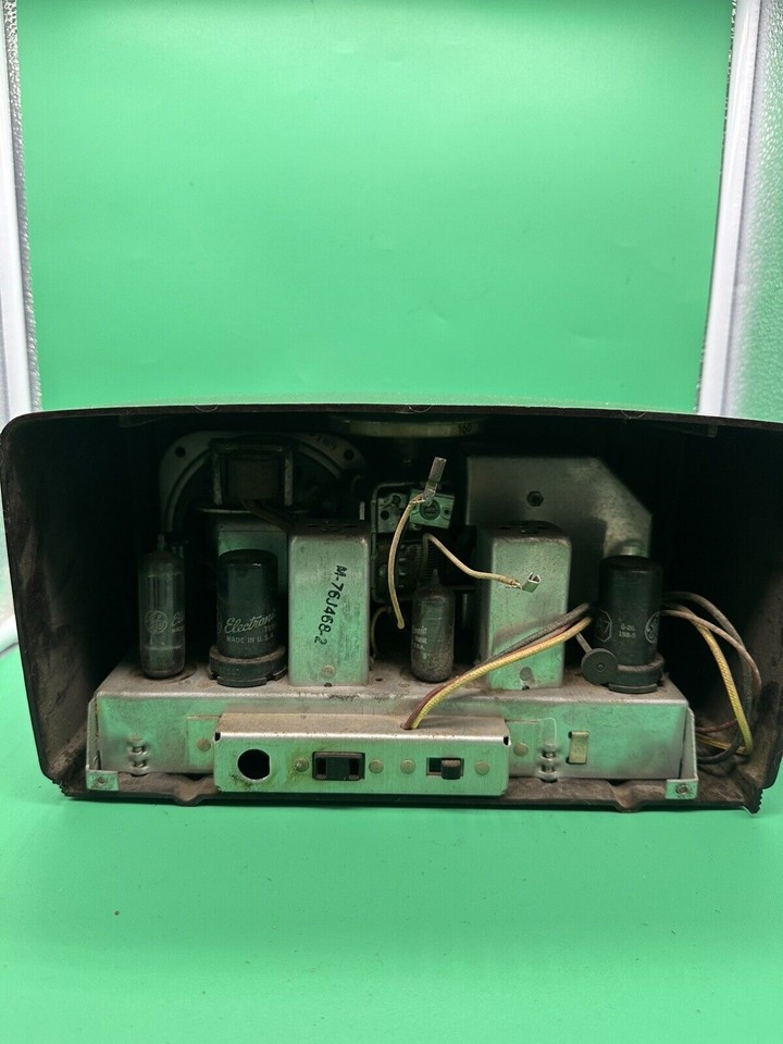 Vintage General Electric Model 505 Bakelite Alarm Clock Radio UNTESTED ...