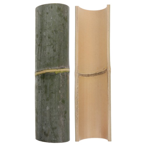 2 Pcs Bamboo Water Pipe Fish Tank Fountains Parts Backyard Decor ...