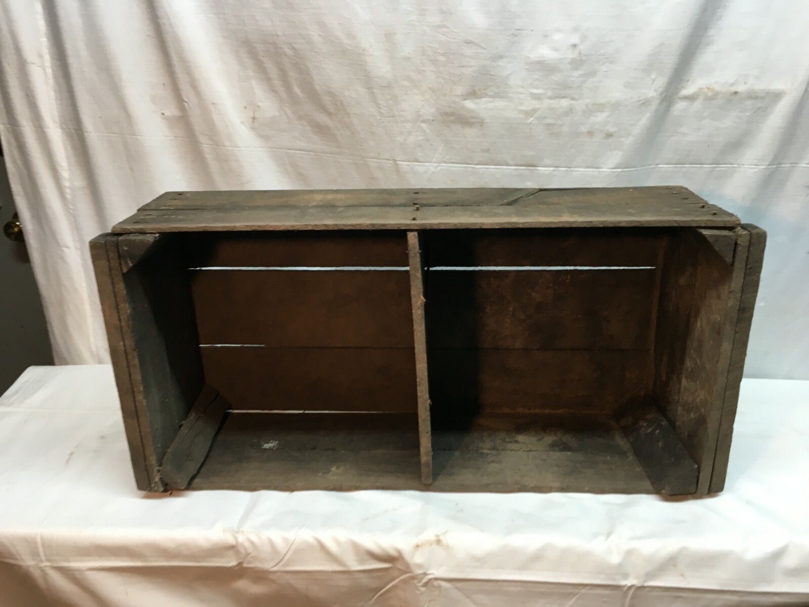 Primitive Wood Cherry Lug double Picking Crate Fruit Crate Box Orchard ...