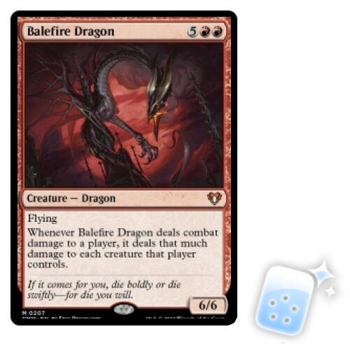 BALEFIRE DRAGON Commander Masters Magic MTG MINT CARD | eBay
