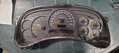2003 2006 SILVERADO TAHOE YUKON SUBURBAN GAUGE CLUSTER SPEEDOMETER 2004 ...