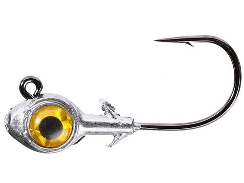 Z-Man Trout Eye Jigheads 1/4 Oz 3pk Swim Bait Jig Head Fishing Hooks ...