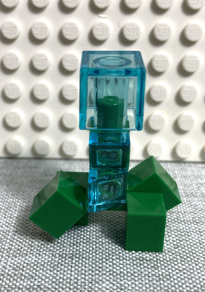 Retired LEGO Charged Creeper Minifigure Minecraft Rare From 21137 | eBay