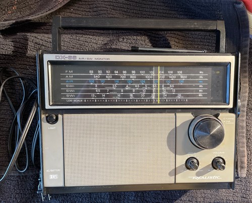 Vintage Realistic DX-66 Multi-Band Radio 1970's AM/FM Shortwave Analog ...