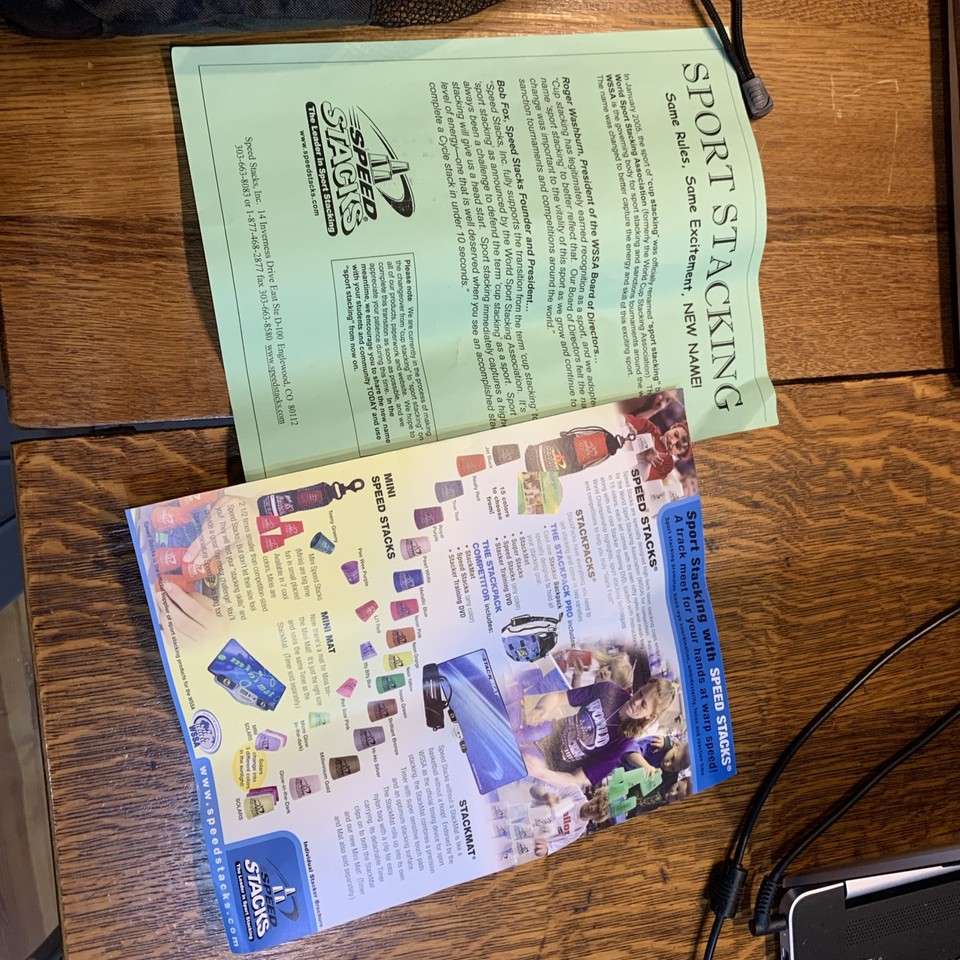 Speed Stacks Stacking Cups 12 Ct And Stack Fast DVDs New | eBay