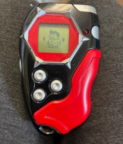 Digimon Frontier Digivice D-Tector Scanner Red/Black BANDAI 2002 ver. 1 ...