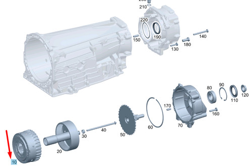 NEW MERCEDES-BENZ ML W166 TRANSFER CASE PLANETARY GEAR A2212708604 ...
