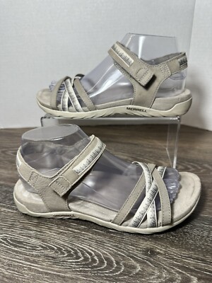 Merrell Women's Terran 3 Cush Lattice Strappy Sandal “Moon” Tan Color ...