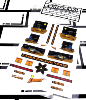 AUTOGRAPHICS of California not vintage RC decals stickers for Tamiya ...