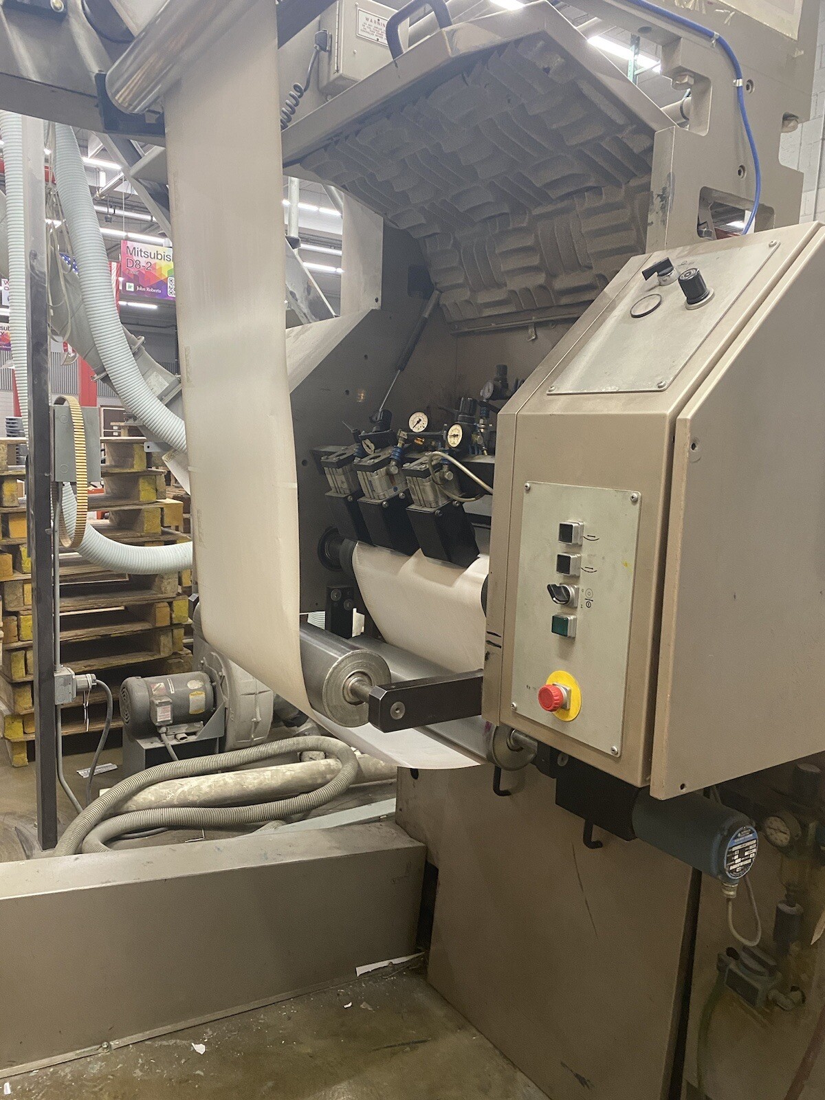 VITS Rotocut Sheeter from a Mitsubishi Diamond 8 23" cutoff web press ...