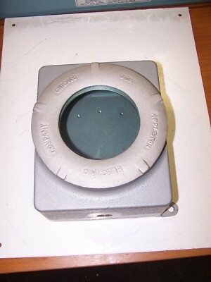👀NEW APPLETON EXPLOSION PROOF METER HOUSING W/ WINDOW SCREW COVER 3/4 ...