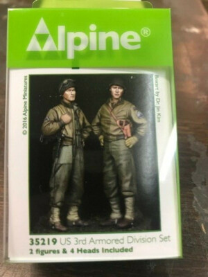Alpine Miniatures 1/35th US 3rd Armored Division Set,NIP Resin kit ...