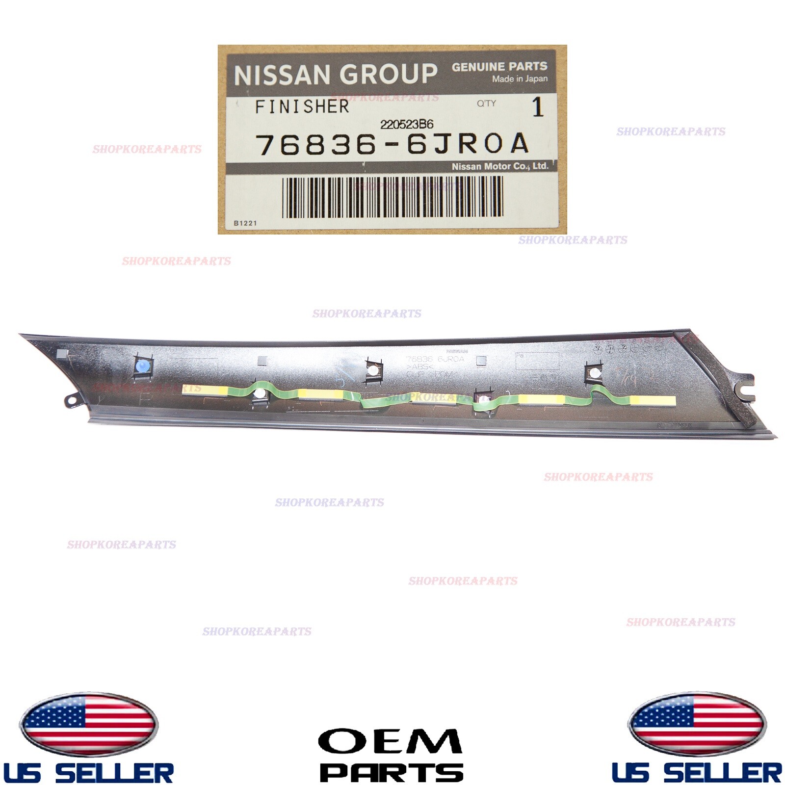 GENUINE NISSAN ARMADA INFINITI QX56 QX80 RIGHT FRONT PILLAR FINISHER ...