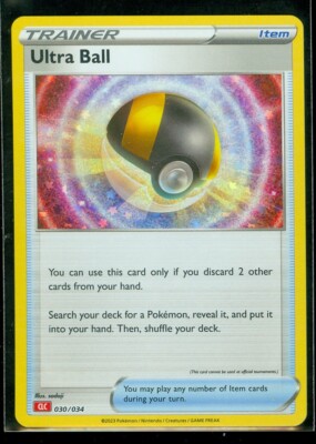 Pokemon ULTRA BALL - CLC 030/034 Classic Collection - HOLO - MINT | eBay