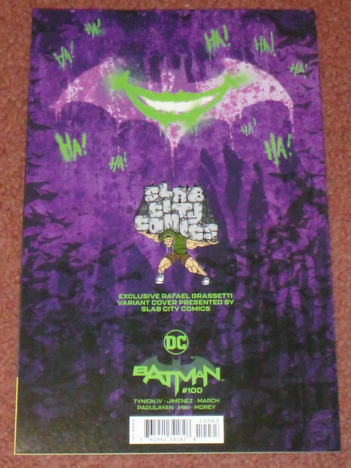 BATMAN #1 - Slab City Comics Rafael Grassetti Red Virgin Variant (DC ...