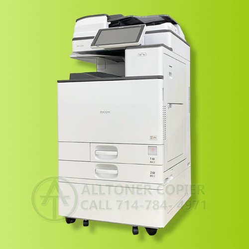 Ricoh Aficio MP C5504 Laser Color Printer Copier Scan Duplex 55PPM A3 ...