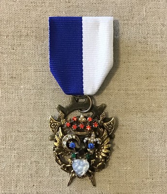 Steampunk brooch- Airship Medal/ Crest, Wings, Axe, Moon, Fleur De Lis ...