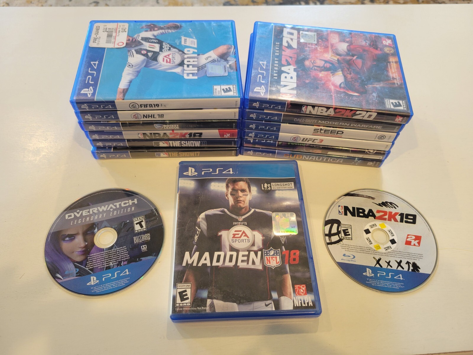 Playstation 4 PS4 Game Lot - NFL NBA NHL MLB FIFA Call Of Duty UFC | eBay