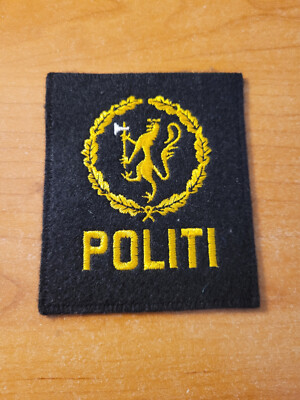 Norway (Felt) Police Patches | eBay